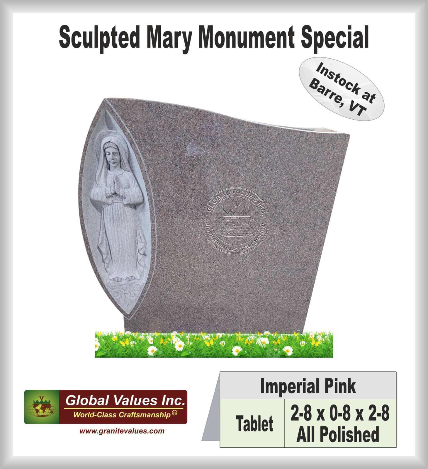 Sculpted Mary Monument Special | Global Values